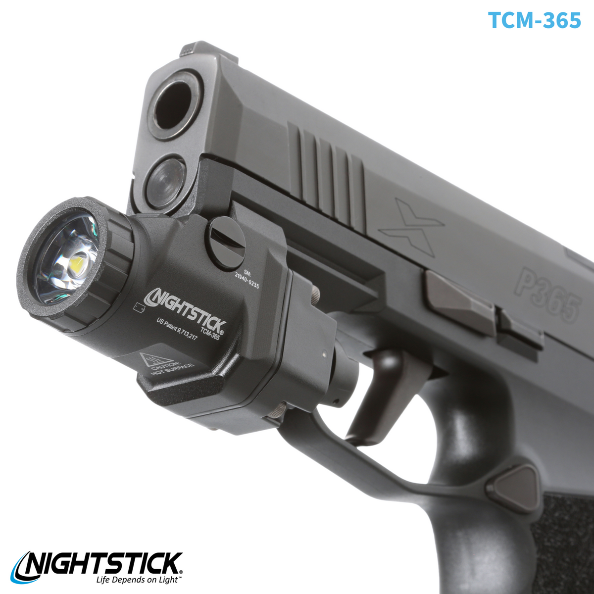TCM-365: Subcompact Weapon-Mounted Light for Sig Sauer® P365...
