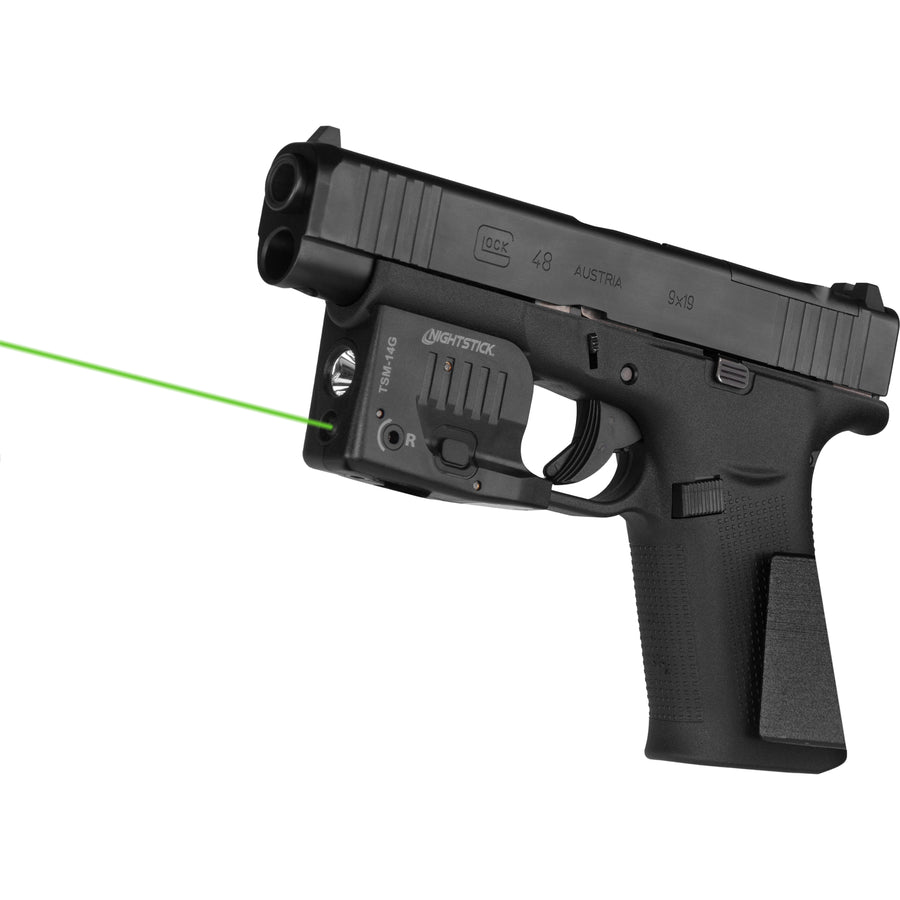 TSM-14G: Light w/Green Laser for Glock® G43X MOS / G48 MOS — Nightstick