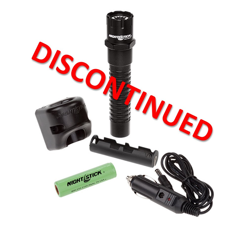 TAC-460XLDC: Metal Tactical Flashlight - Rechargeable (DISCONTINUED)
